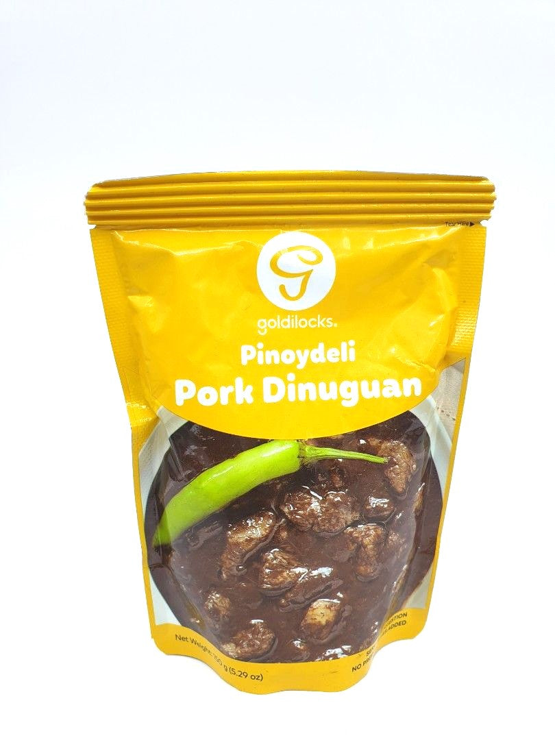 goldilocks pinoy deli dinuguan 150g - フィリピン料理 レトルト−豚肉と豚血のシチュー - Dinugu ...