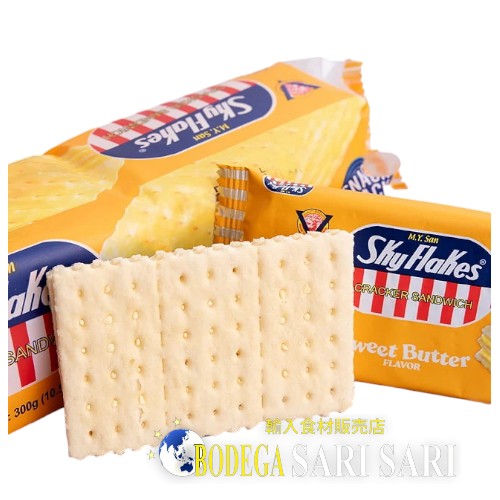 SKY FLAKES CRACKERS SANDWICH SWEET BUTTER 300g - スカイフレークス クラッカー スイート バ ...